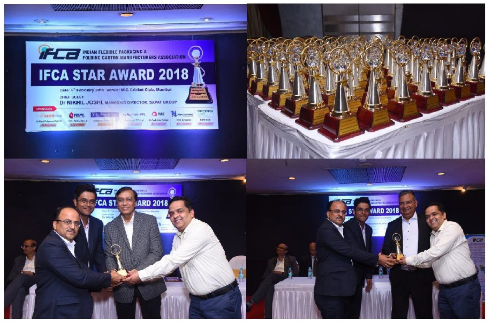 Brilliant Polymers wins two IFCA Star Awards 2018 - Packaging South Asia