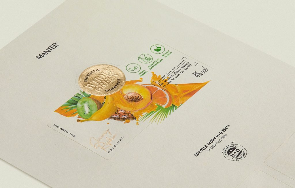 Sorolla H+O FSC self-adhesive paper introduced in ivory colour