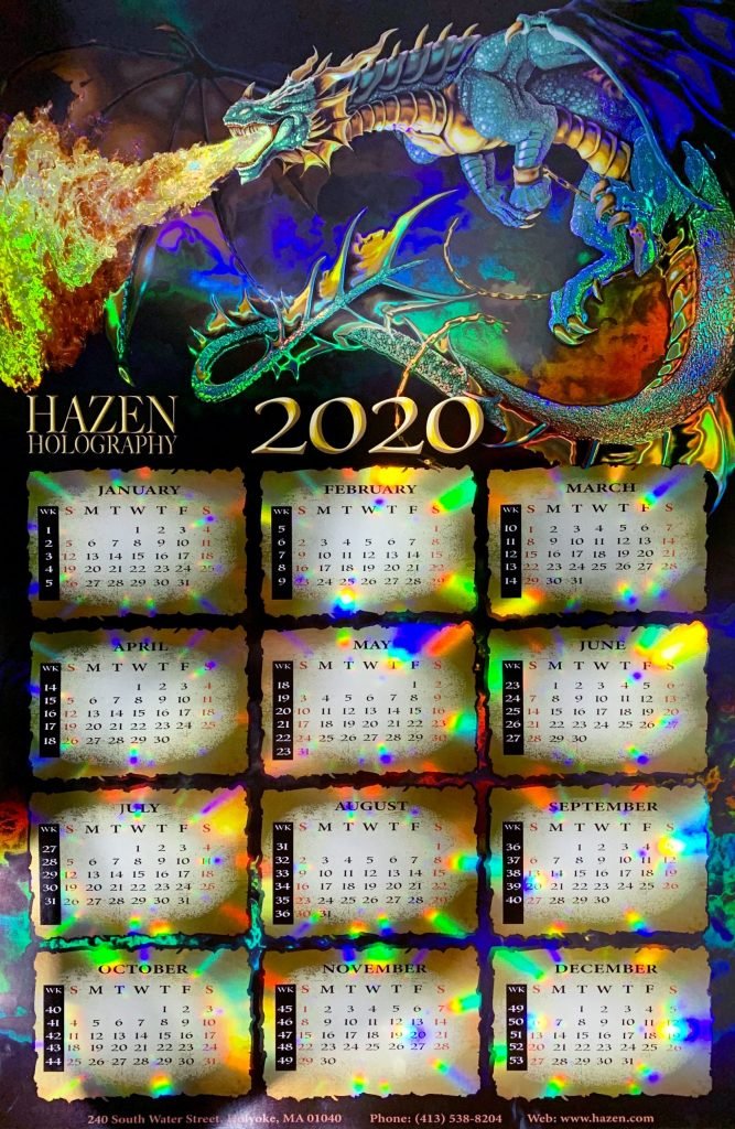 Holographic calendar wins design and packaging award at international event
