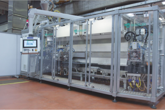 Goglio with coffee packaging machine at Ipack-Ima - Packaging South Asia