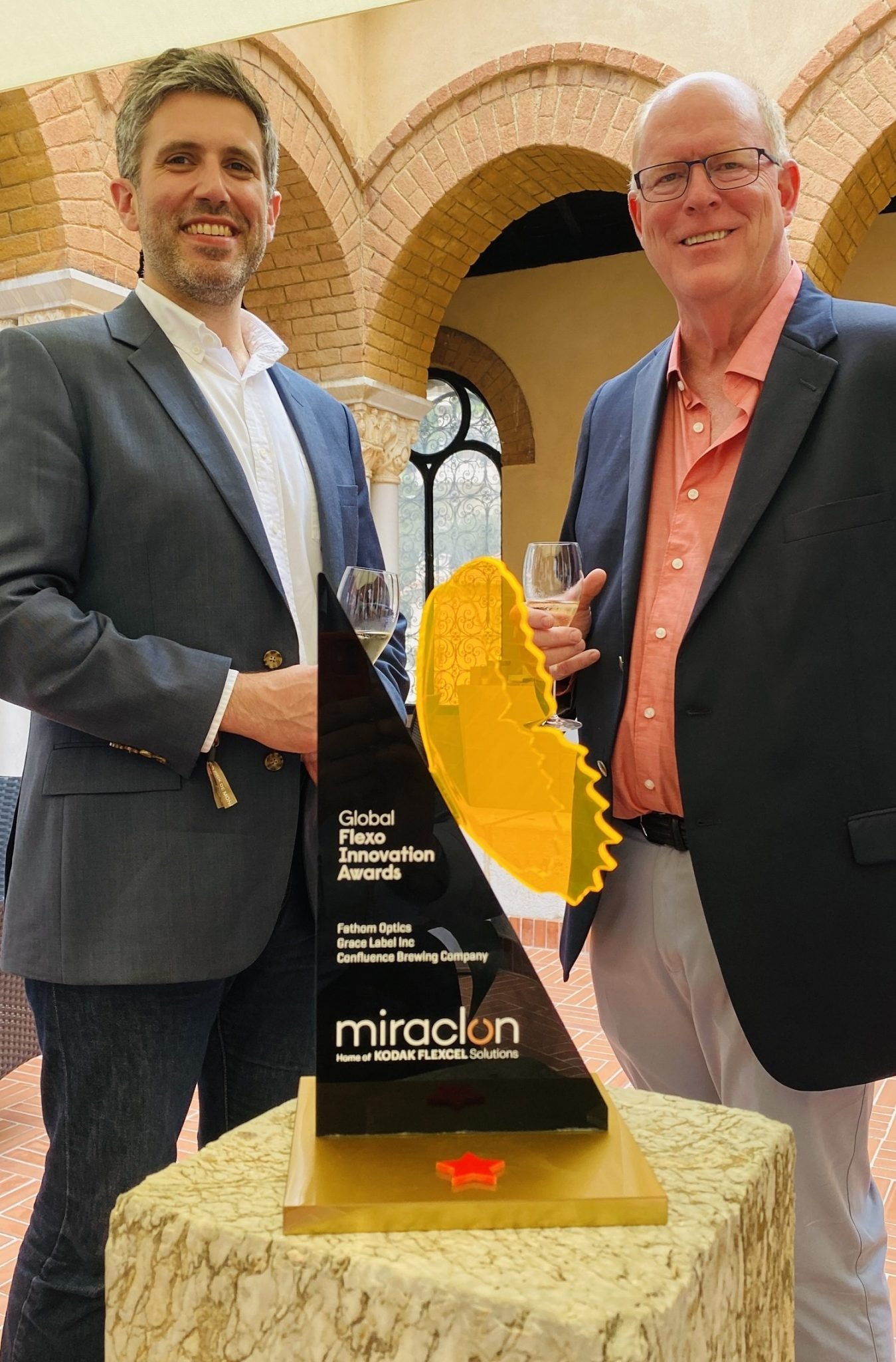Grace Label, Fathom Optics bag Gold at Global Flexo Innovation Awards