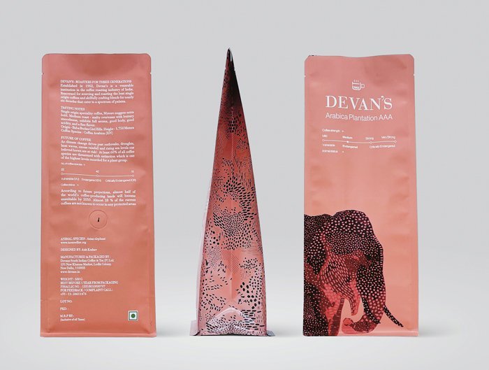 Devan’s South Indian Coffee packaging wins Red Dot prizes in 2021 & 2022
