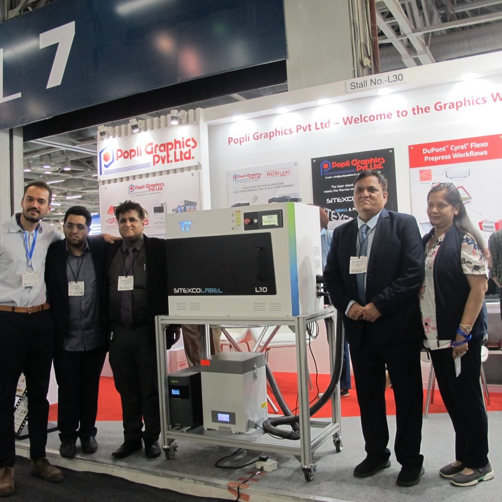 Popli Graphics exhibits laser-cleaned Anilox at LabelExpo 2022