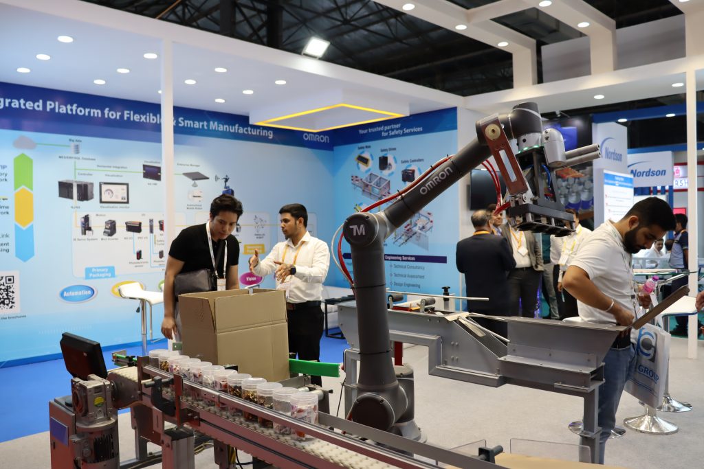 Omron’s i-Automation theme at Pack Mach Asia 2022